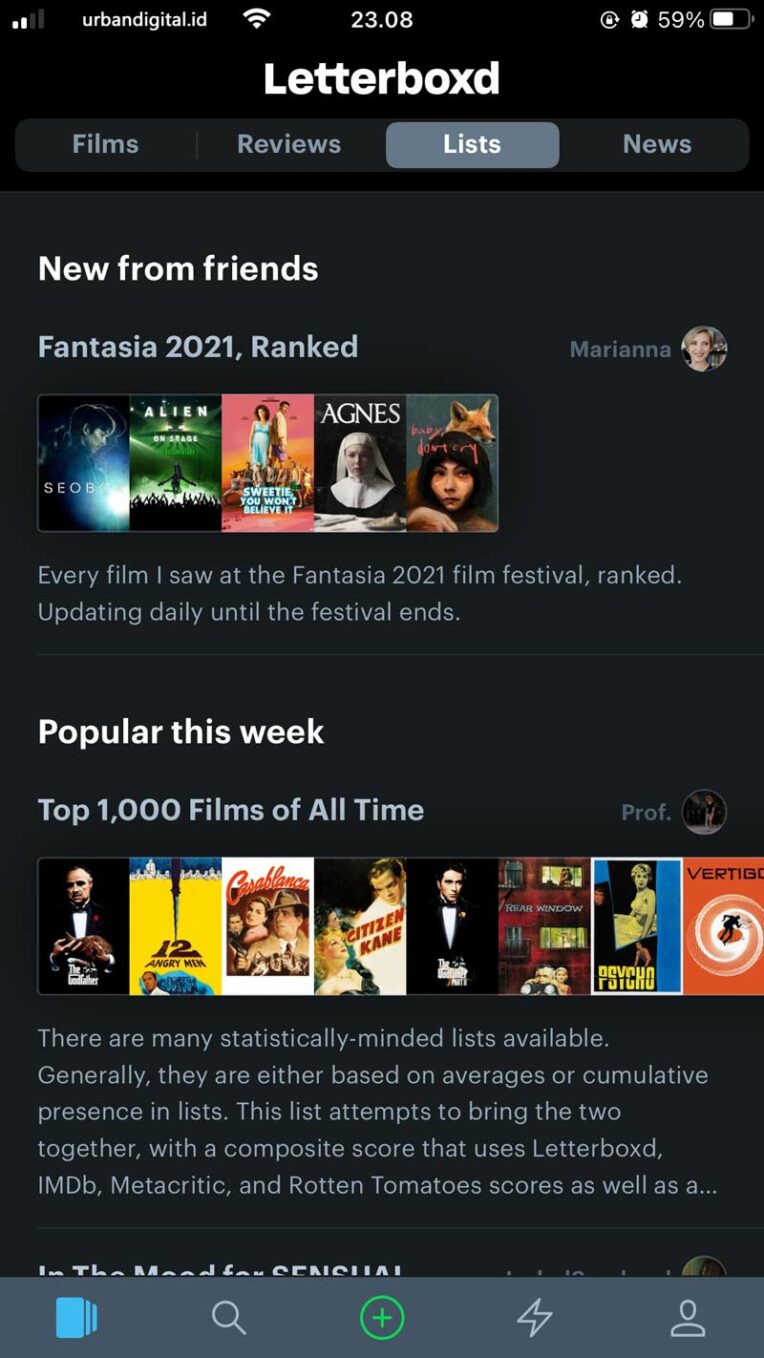 Aplikasi Review Film: Letterboxd untuk Android / iPhone – Urbandigital