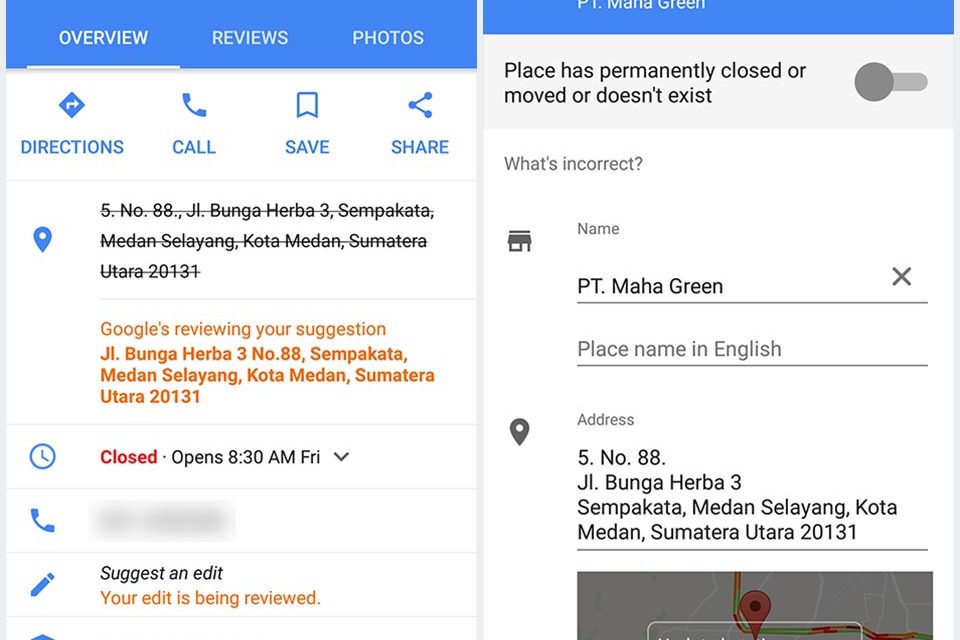 Edit Tempat di Google Maps Supaya Tidak Salah – Urbandigital