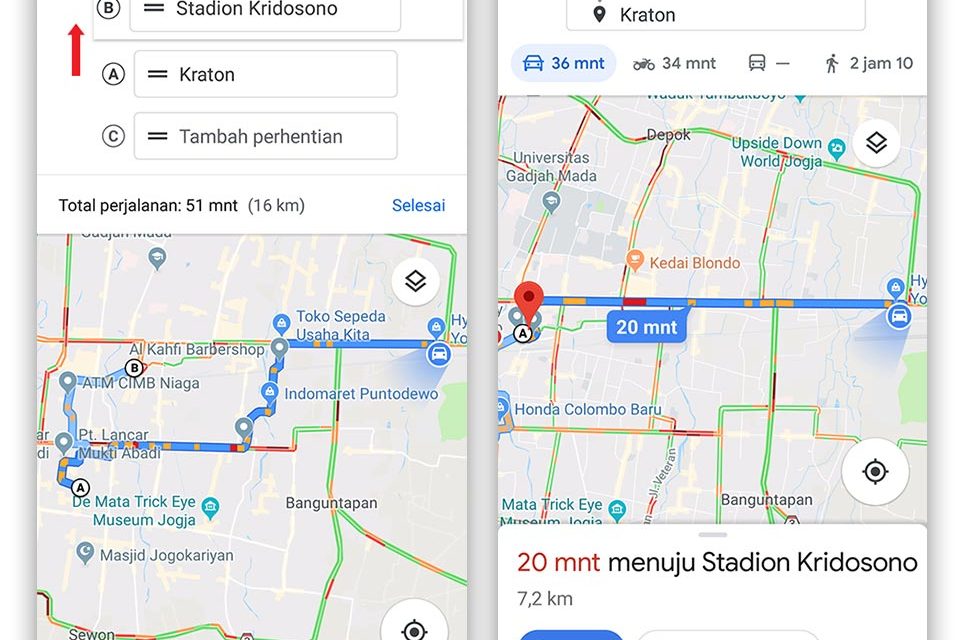Cara Buat Rute Google Maps Dengan Banyak Tujuan (Kalau Butuh Mampir ...