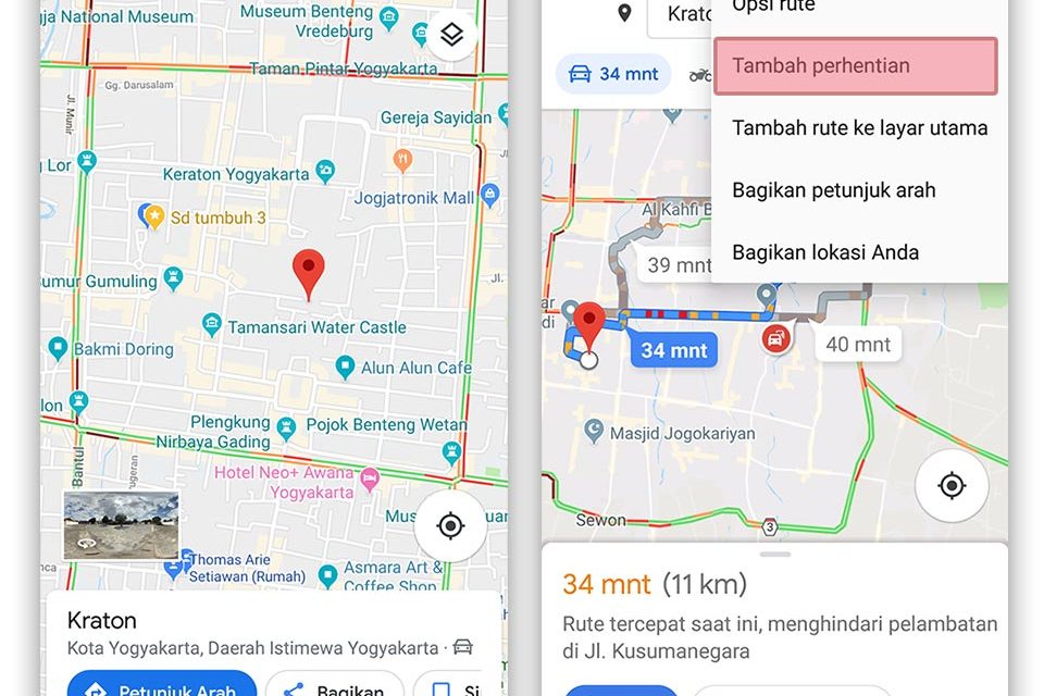Cara Buat Rute Google Maps Dengan Banyak Tujuan (Kalau Butuh Mampir ...
