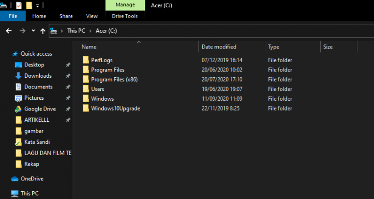 AWAS! Inilah Folder dan File Default Windows yang Tidak Boleh Dihapus ...