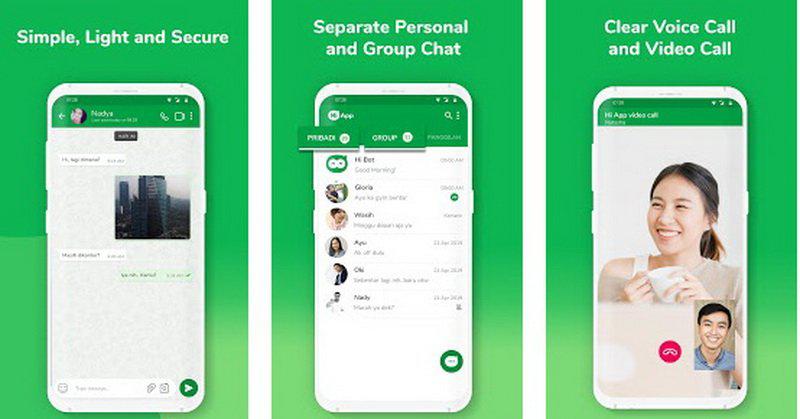 Keren! Indonesia Kini Punya Aplikasi ‘Hi App’ untuk Saingi WhatsApp ...