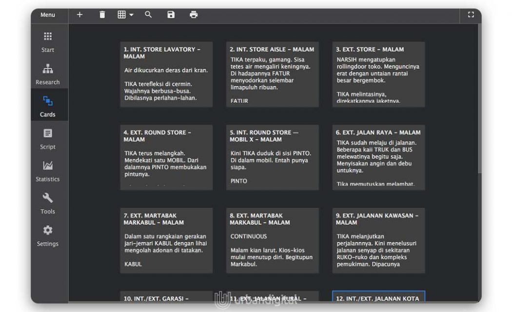 Enaknya Menulis Naskah Film Dengan Aplikasi KIT Scenarist – Urbandigital