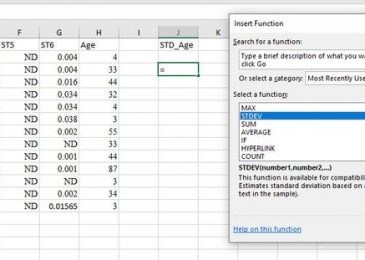 Cara Menghitung Standar Deviasi di Microsoft Excel