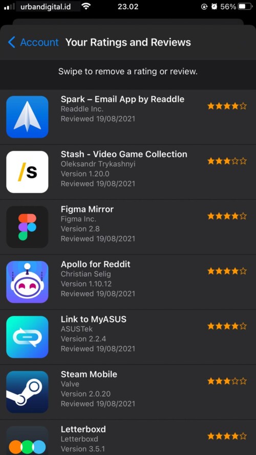 7 Langkah Cara Lihat Rating Review App Store yang Pernah Dibuat ...
