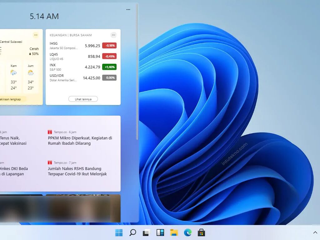 Cara Lengkap Menggunakan Fitur Widget di Windows 11