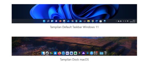 Cara Bikin Taskbar Windows 11 Mirip Mac Termudah dan Terupdate ...