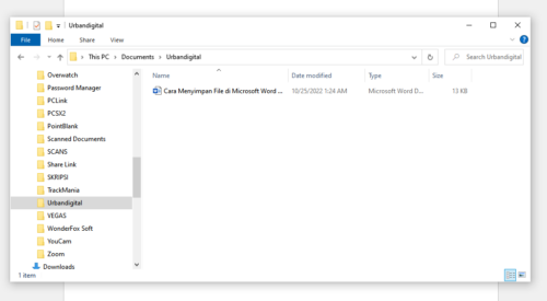 Cara Menyimpan File di Microsoft Word 365 Terlengkap dan Mudah Dipahami ...