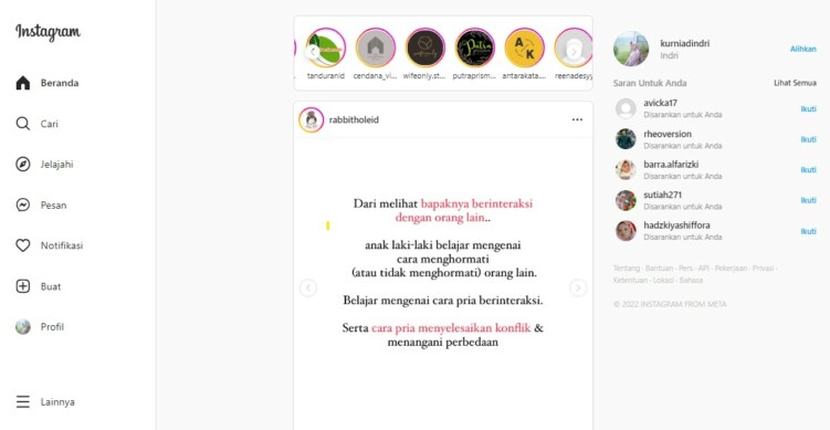 Tampilan Instagram Web Resmi Berubah, Lebih Fresh Enak Dilihat! – Urbandigital
