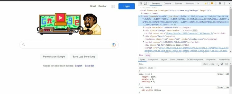 Cara Menampilkan Inspect Element di Google Chrome Laptop dan HP ...