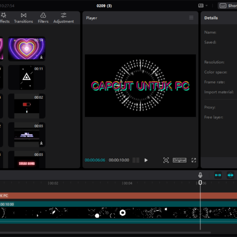 CapCut untuk PC, Aplikasi Edit Video Terbaik 2023 - Bisa Bikin Viral