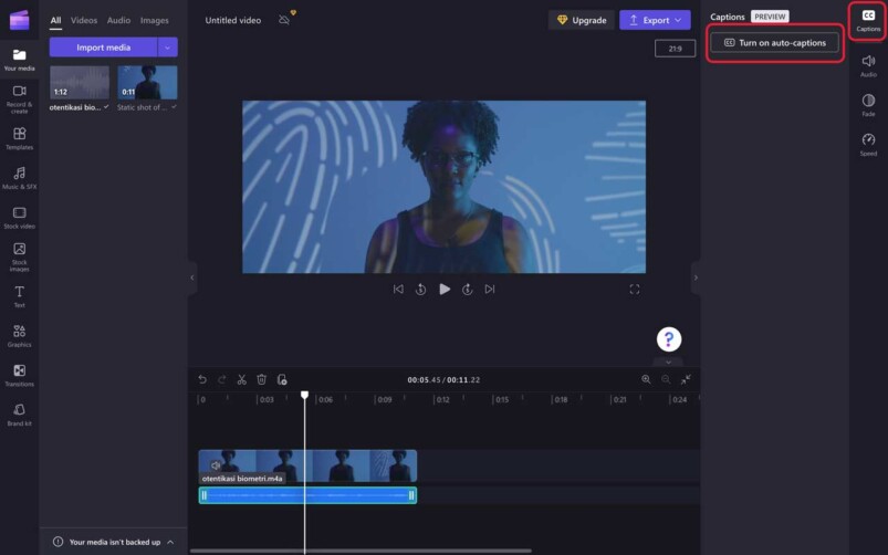Cara Menggunakan Auto Caption Clipchamp, Fitur Speech To Text Otomatis ...